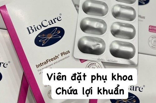 Viên đặt phụ khoa Biocare Intrafresh Plus review chính hãng Anh Quốc