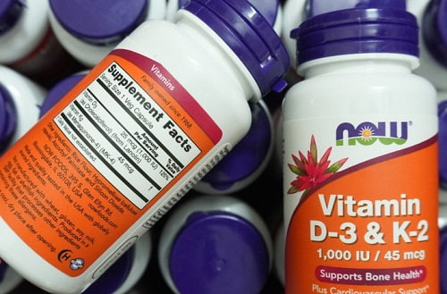 Review vitamin D3 K2 Now 120 viên cho người lớn